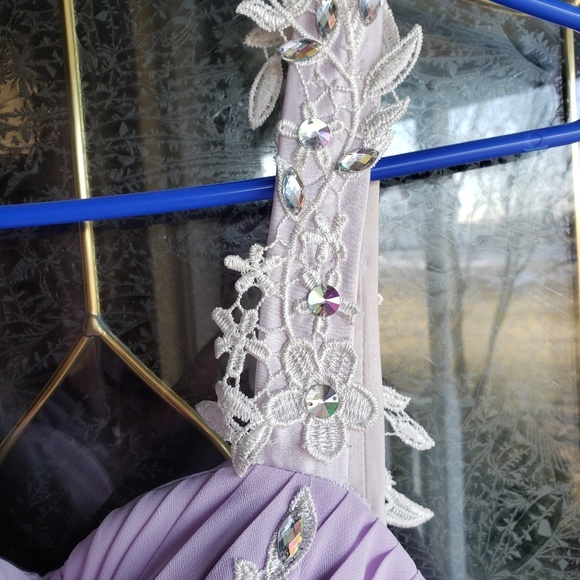 Dresses | Lavender Sequined Evening Gown Prom Wedding | Poshmark